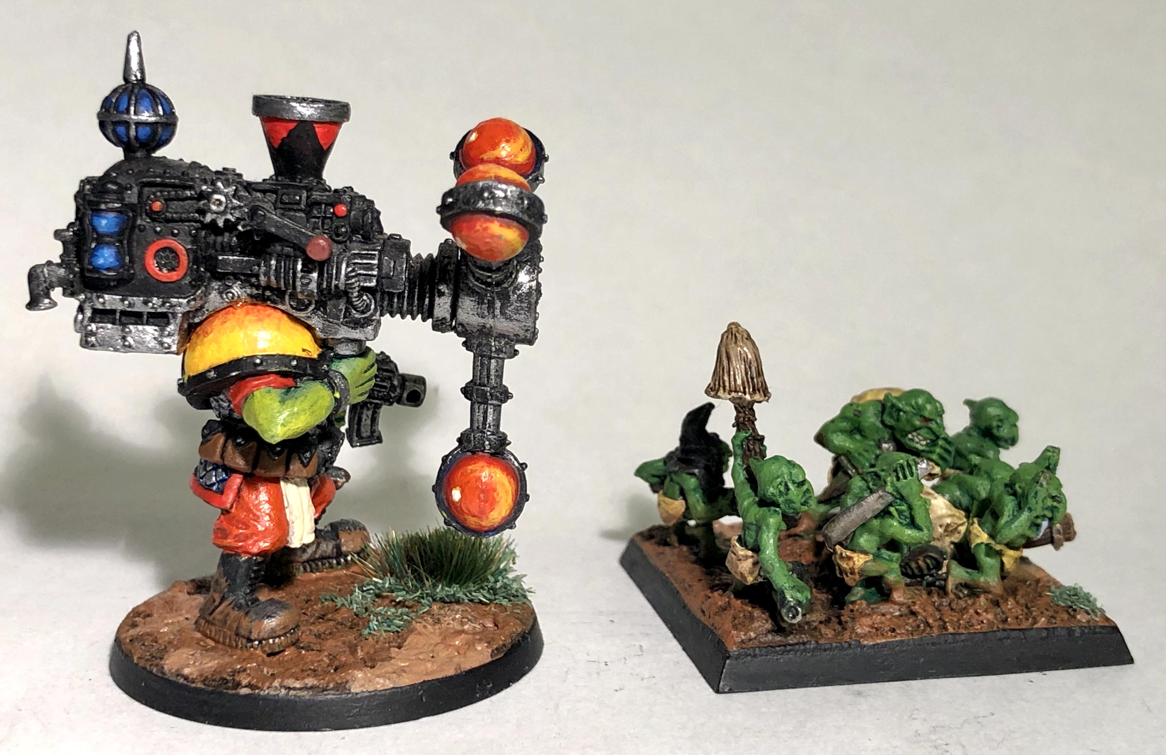 Big Mek, Orks, Shokk Attack Gun, Snotlings, Warhammer 40,000 - Gallery ...