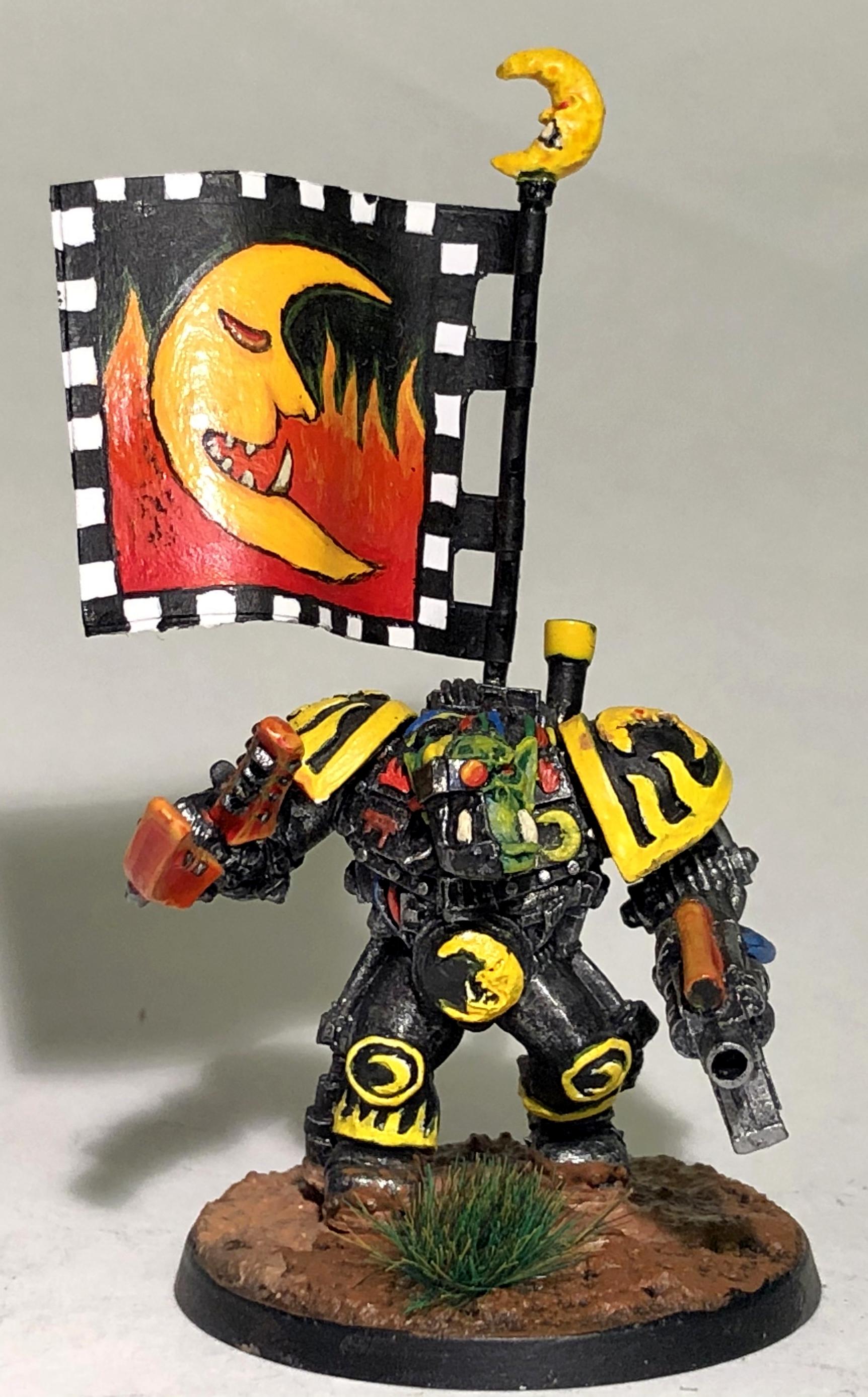 Mega Armor, Muddy, Nob, Orks, Warhammer 40,000 - Gallery - DakkaDakka