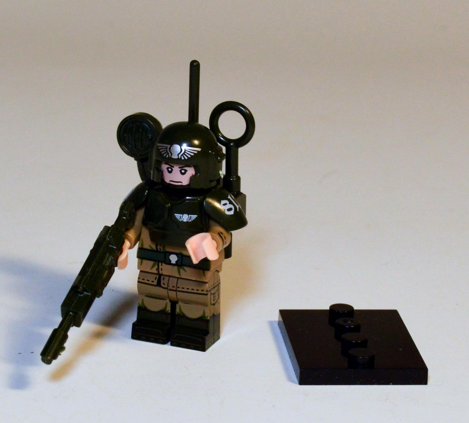 Astra Militarum, Cadians, Imperial Guard, Lego - Cadian Vox Operator ...