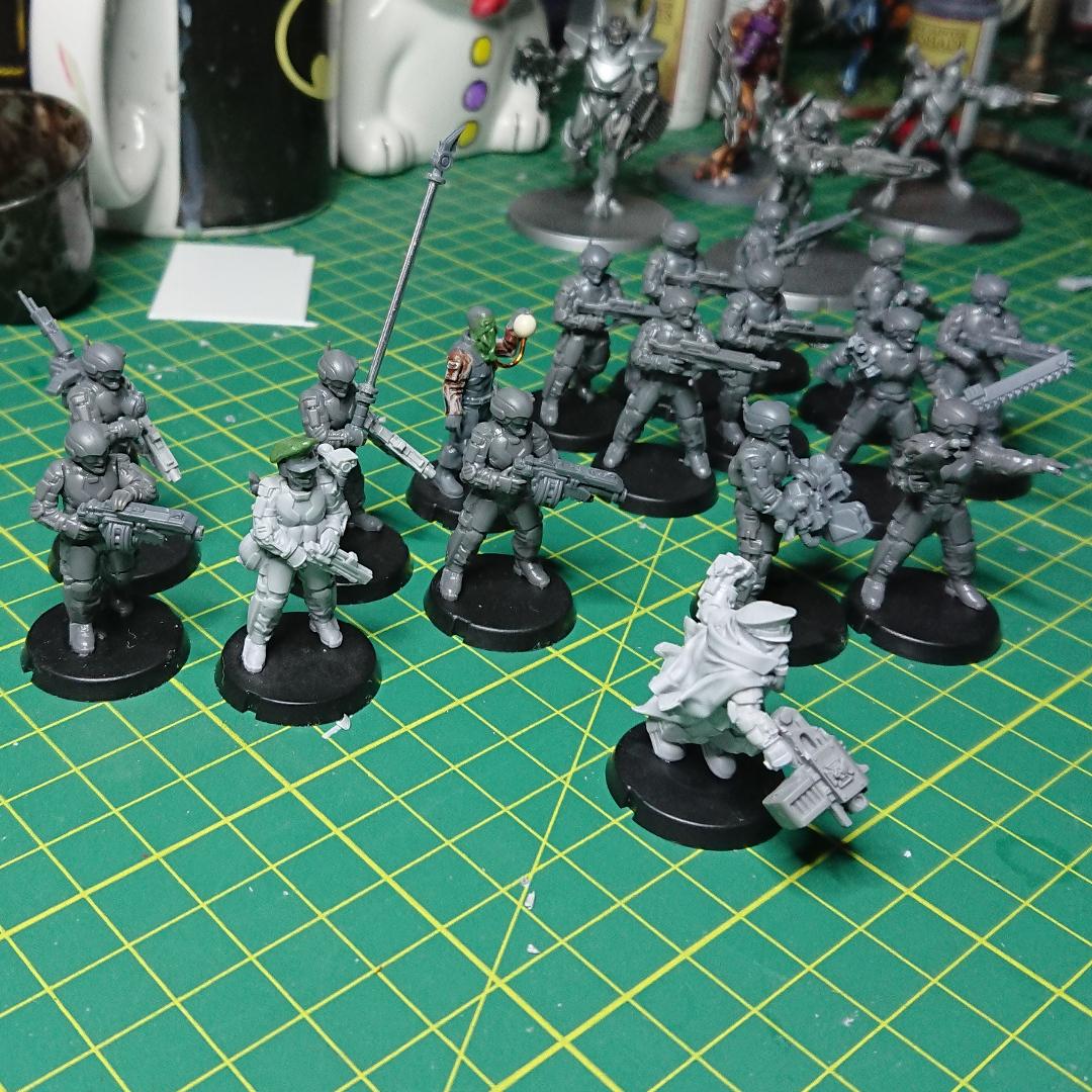 2nd Edition 40K Guard Army Project - Painting / Modelling - Oz Tabletop ...