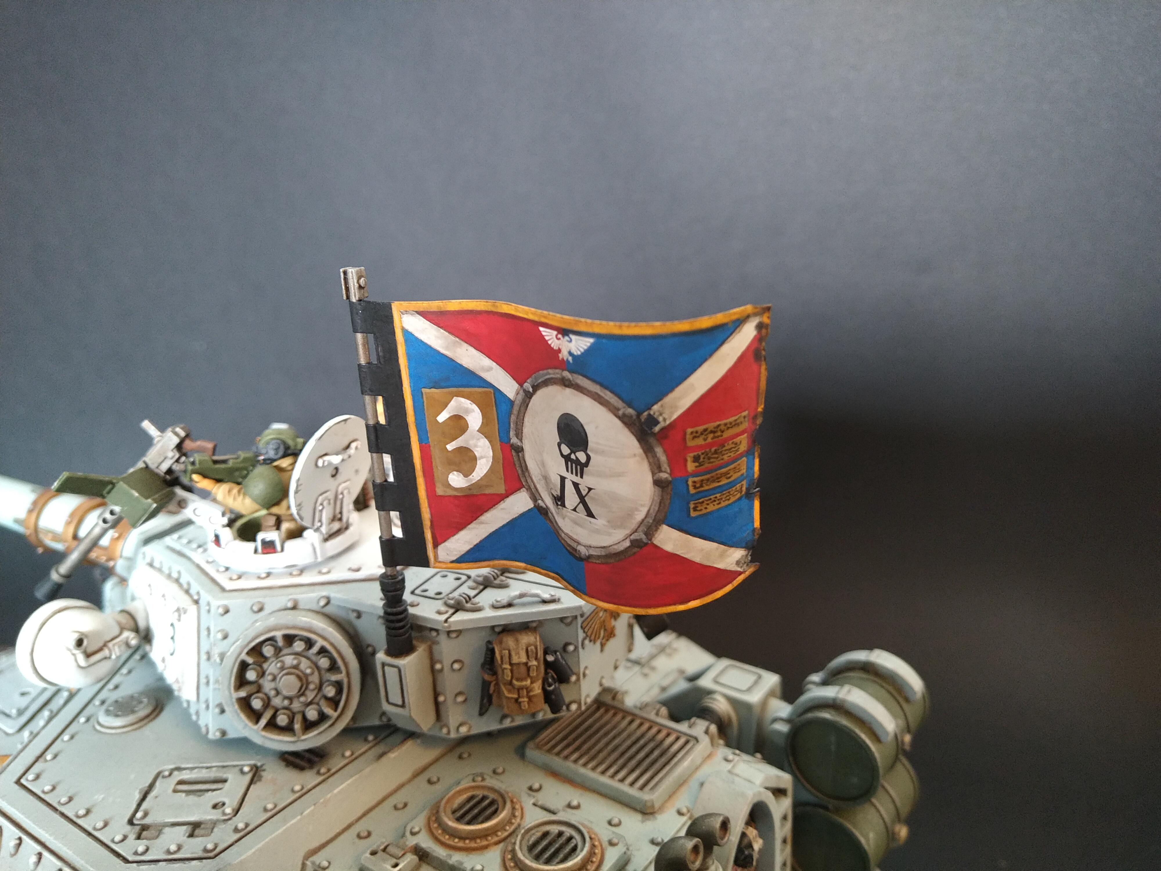 Am, Astra Militarum, Baneblade, Banner, Flag, Grey, Magnet, Tank ...