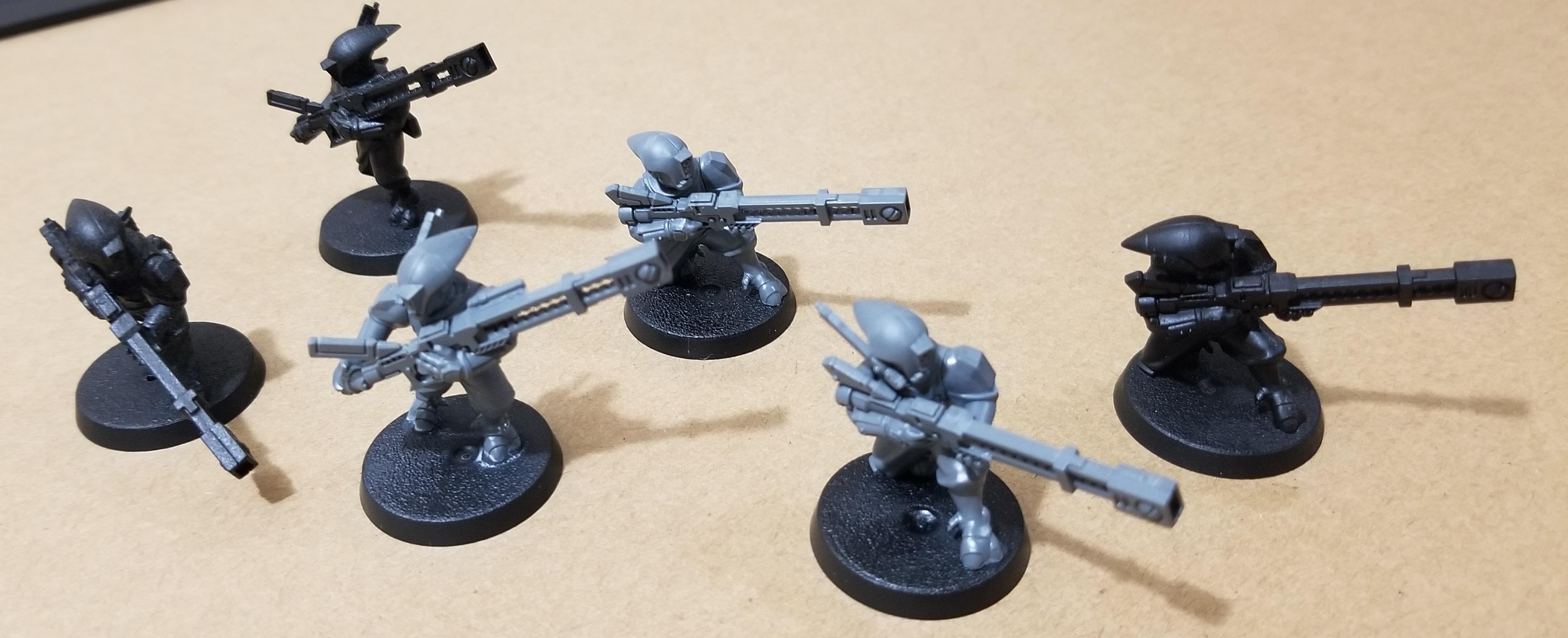 Tau Pathfinders Rail Rifles - Tau Pathfinders Rail Rifles - Gallery ...