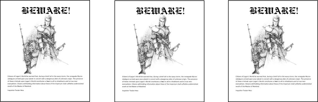 Poster, Wanted, BEWARE! Poster - BEWARE! Poster - Gallery - DakkaDakka