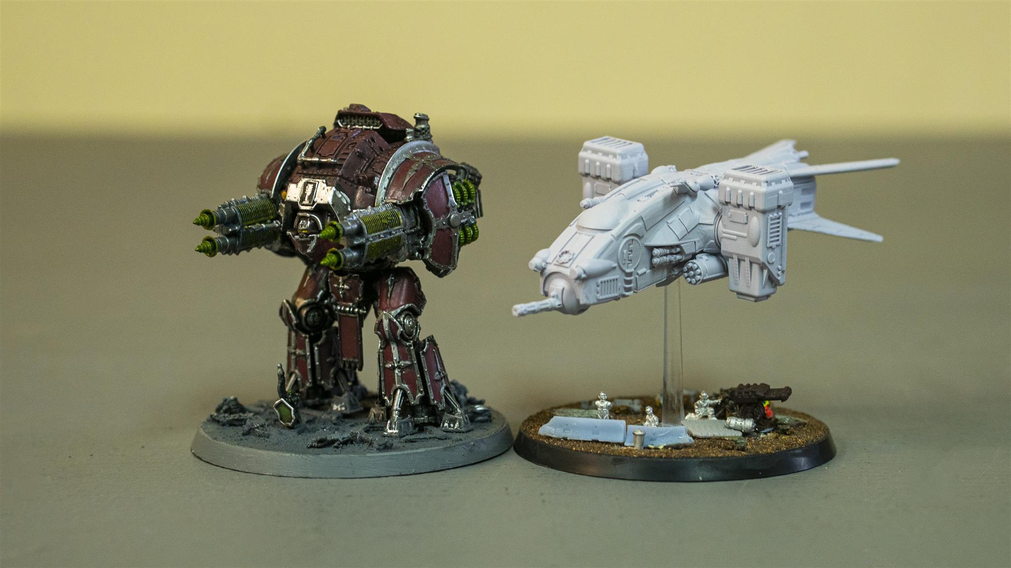 Acastus Knight Asterius, Adeptus Titanicus, G2100 Heavy Gunship ...