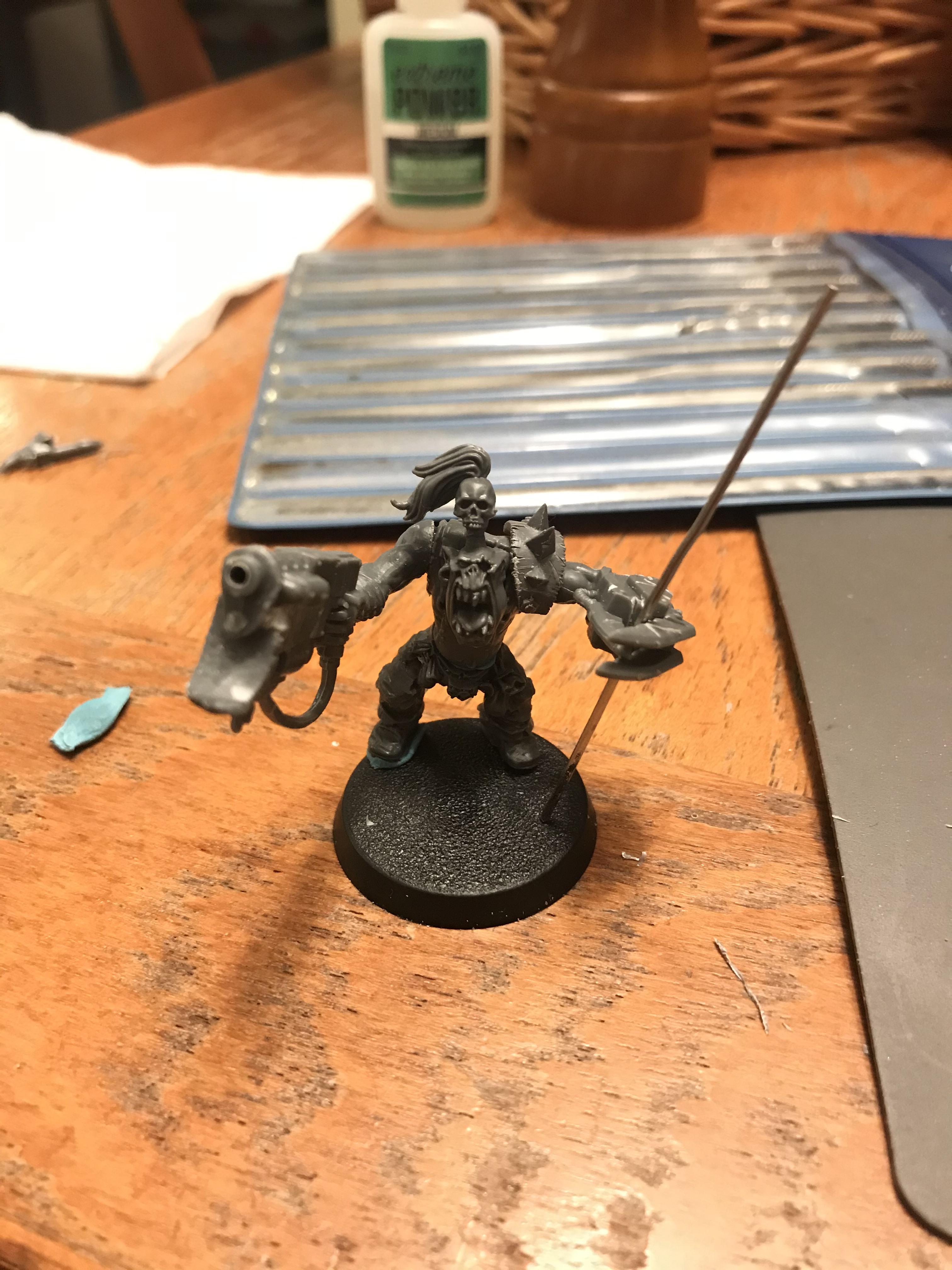 Kitbash, Kustom Shoota, Nob, Orks, Power Klaw, Scratch Build, Waaagh ...