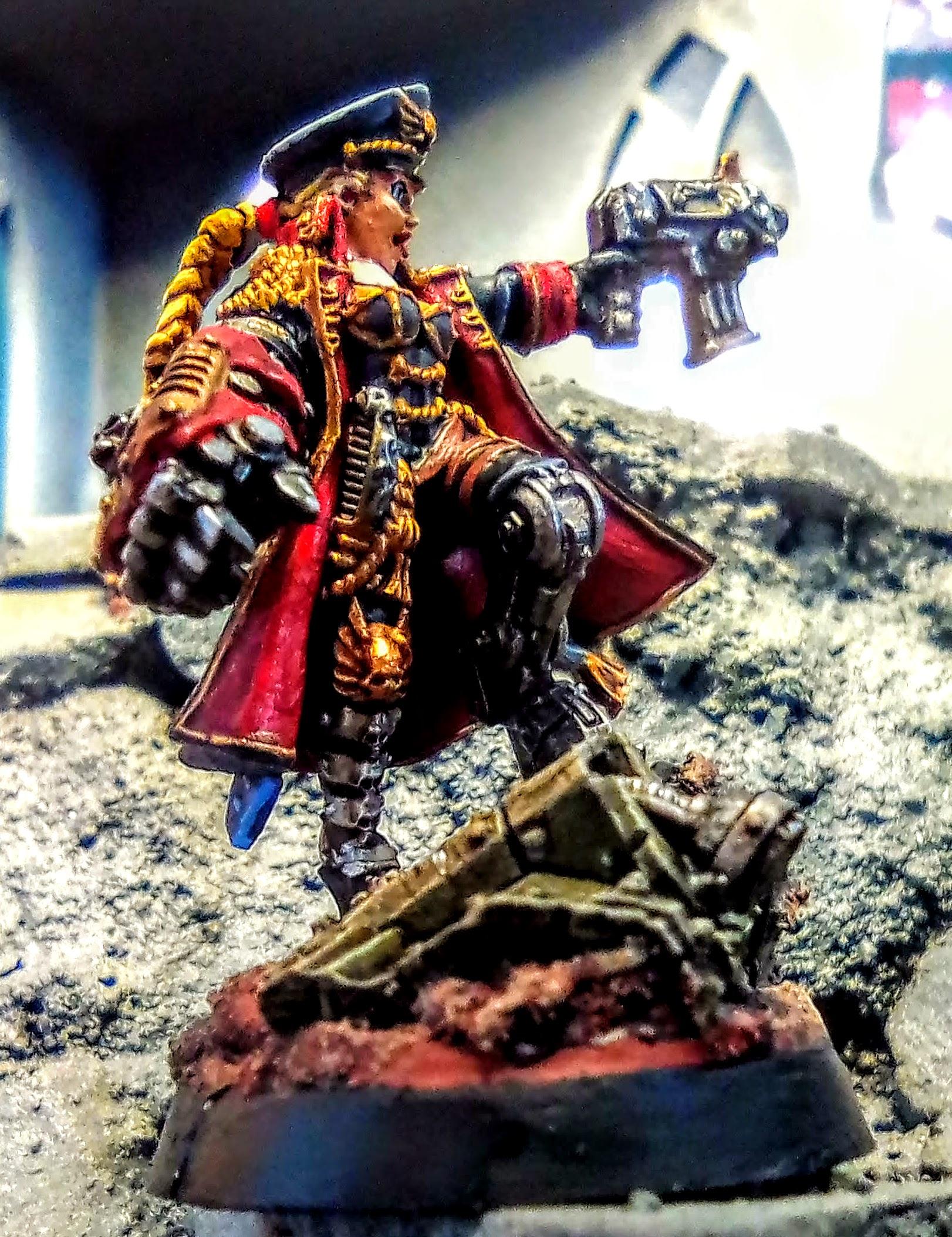 Commissar, Female, Guard, Imperial, Valhallans, Warhammer 40,000 ...