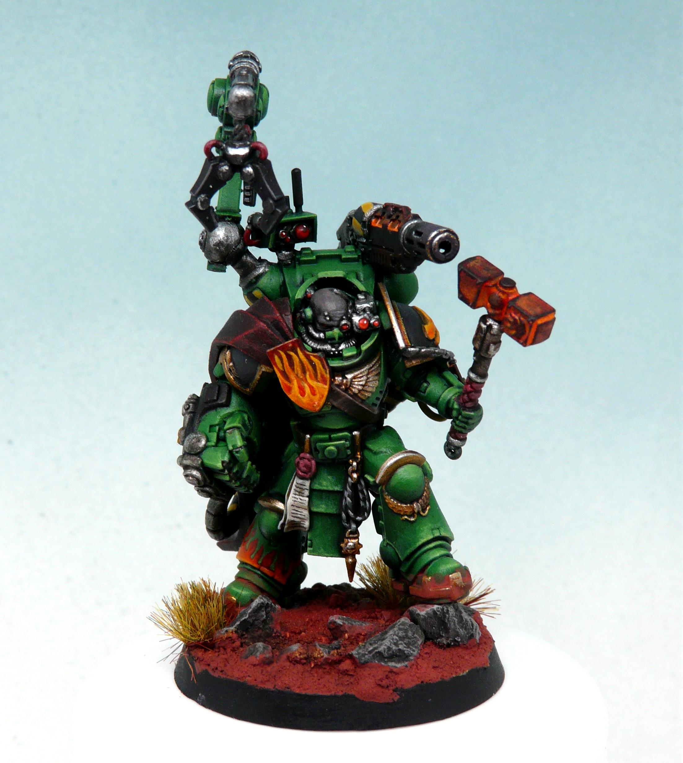 Gravis Armor, Primaris, Salamander - Salamander in gravis armor 3 ...