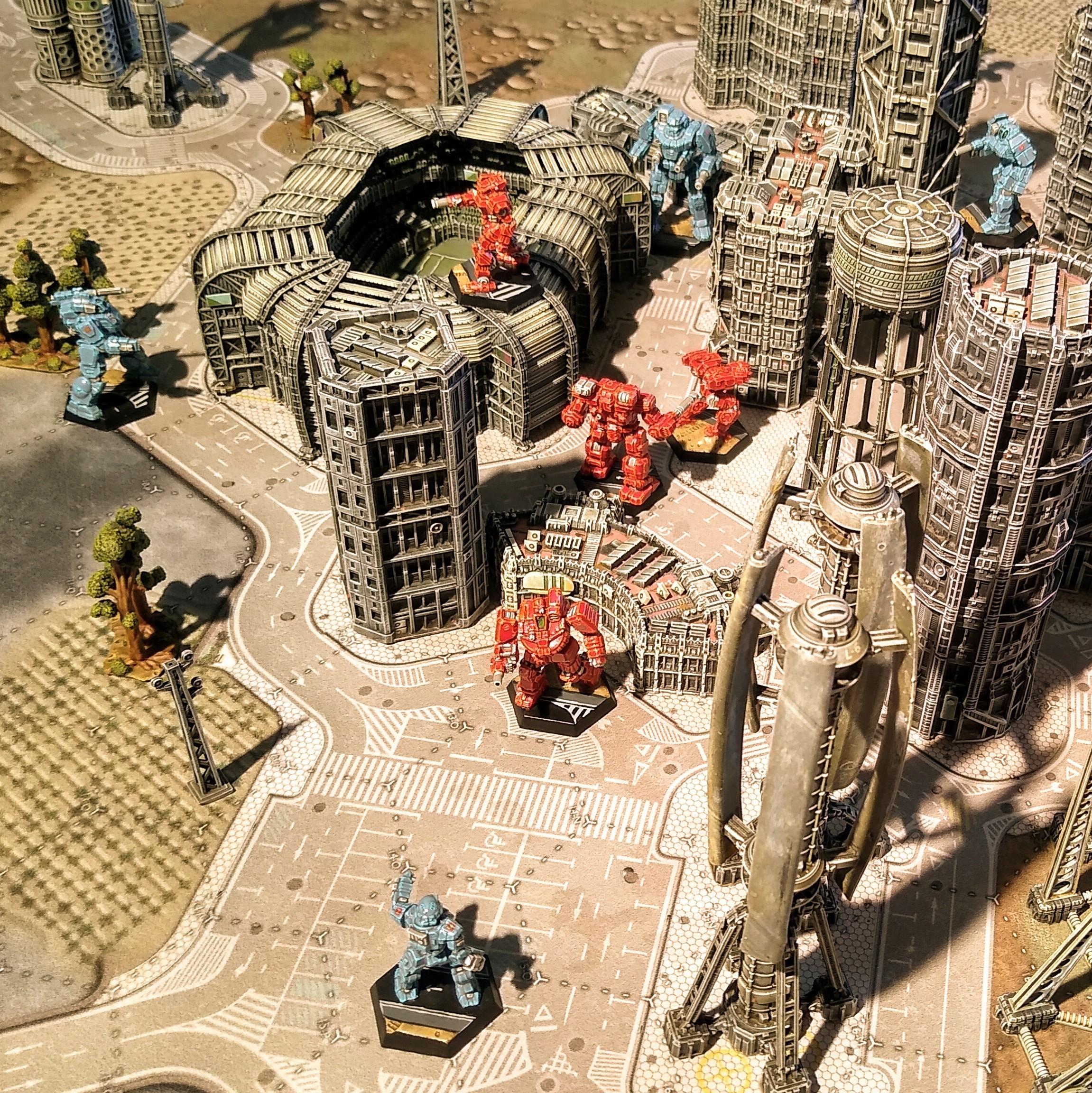 Assault, Battlemech, Battletech, City, Game Table, Mech, Mechwarrior ...
