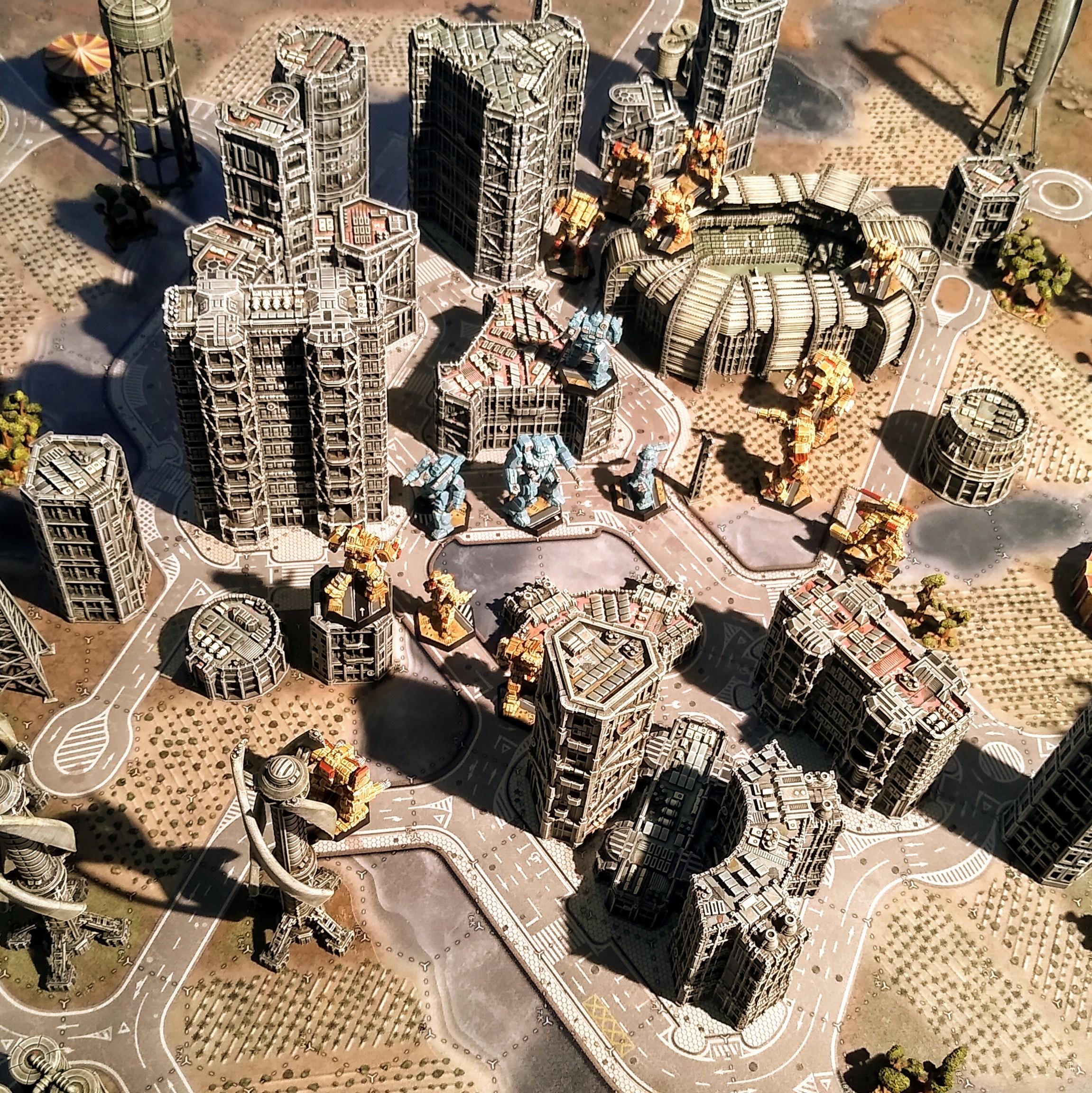 Assault, Battlemech, Battletech, City, Game Table, Mech, Mechwarrior ...