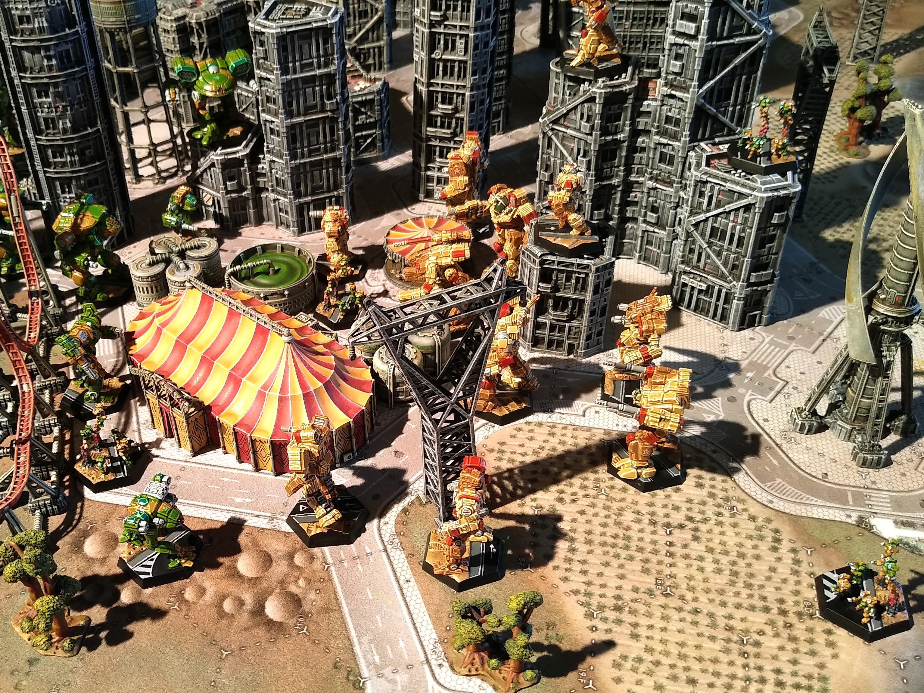 Assault, Battlemech, Battletech, City, Game Table, Mech, Mechwarrior ...