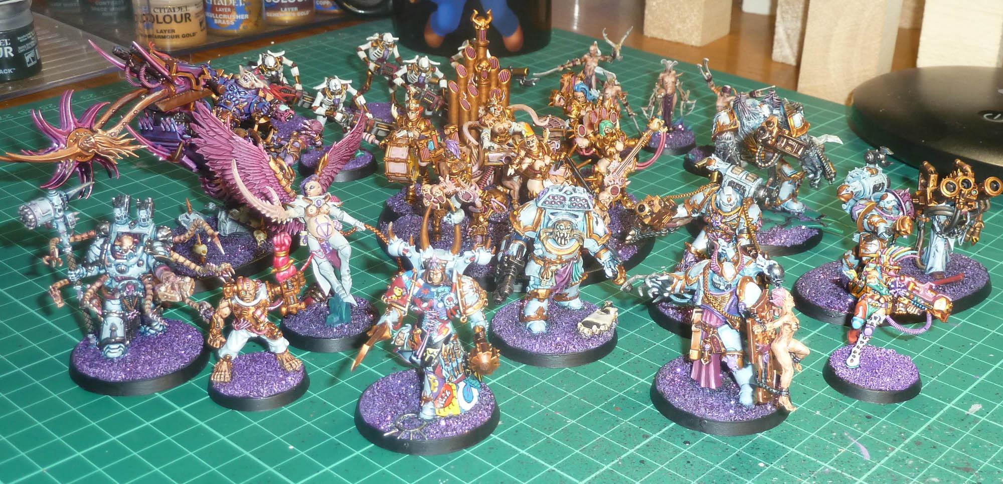 Battle Sisters, Chaos Androids, Chaos Space Marines, Doomrider, Emperor ...