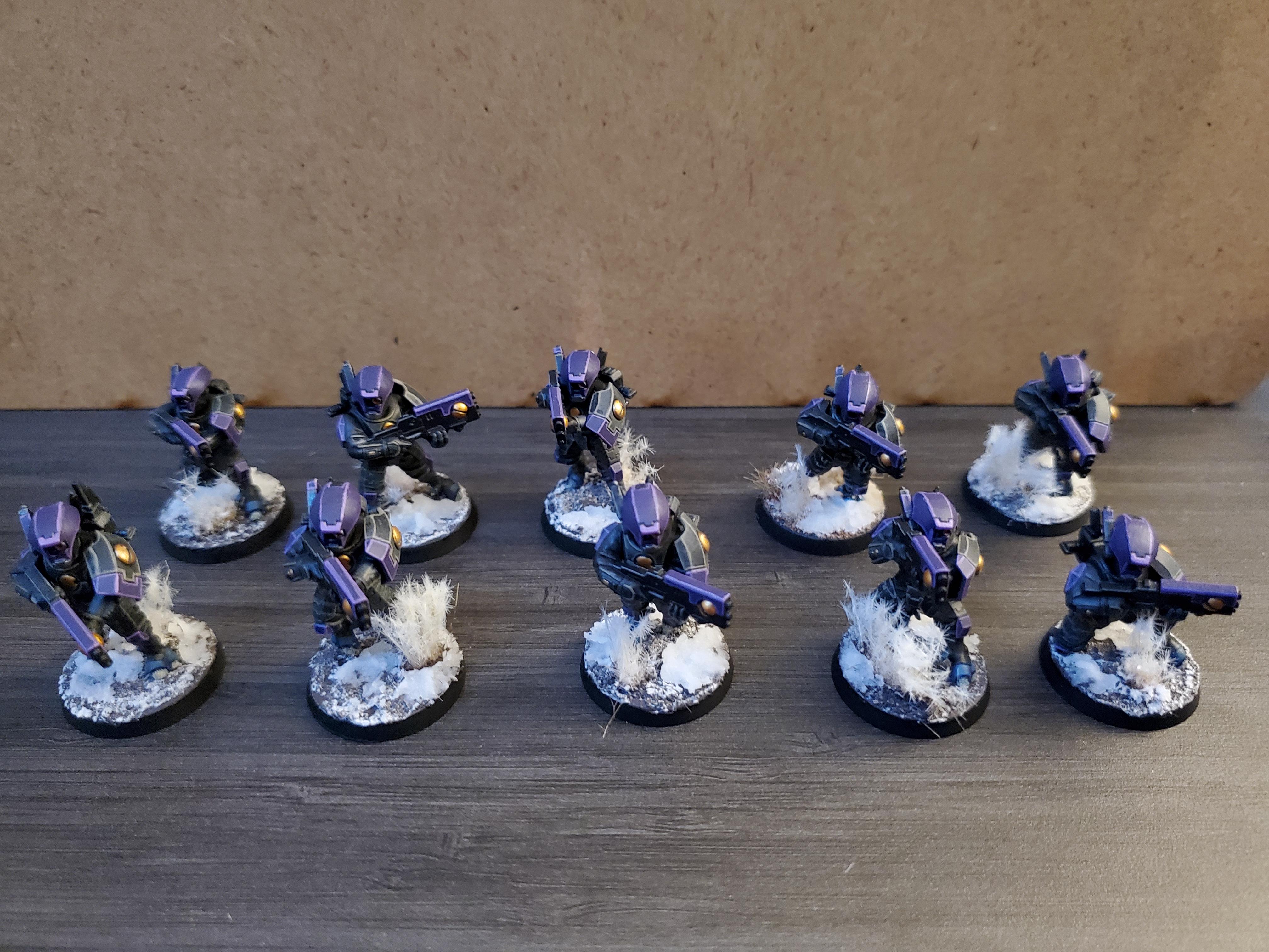 Fire Warriors, Infantry, Magnet, T'au, T'au Empire, Tau - Full Squad ...