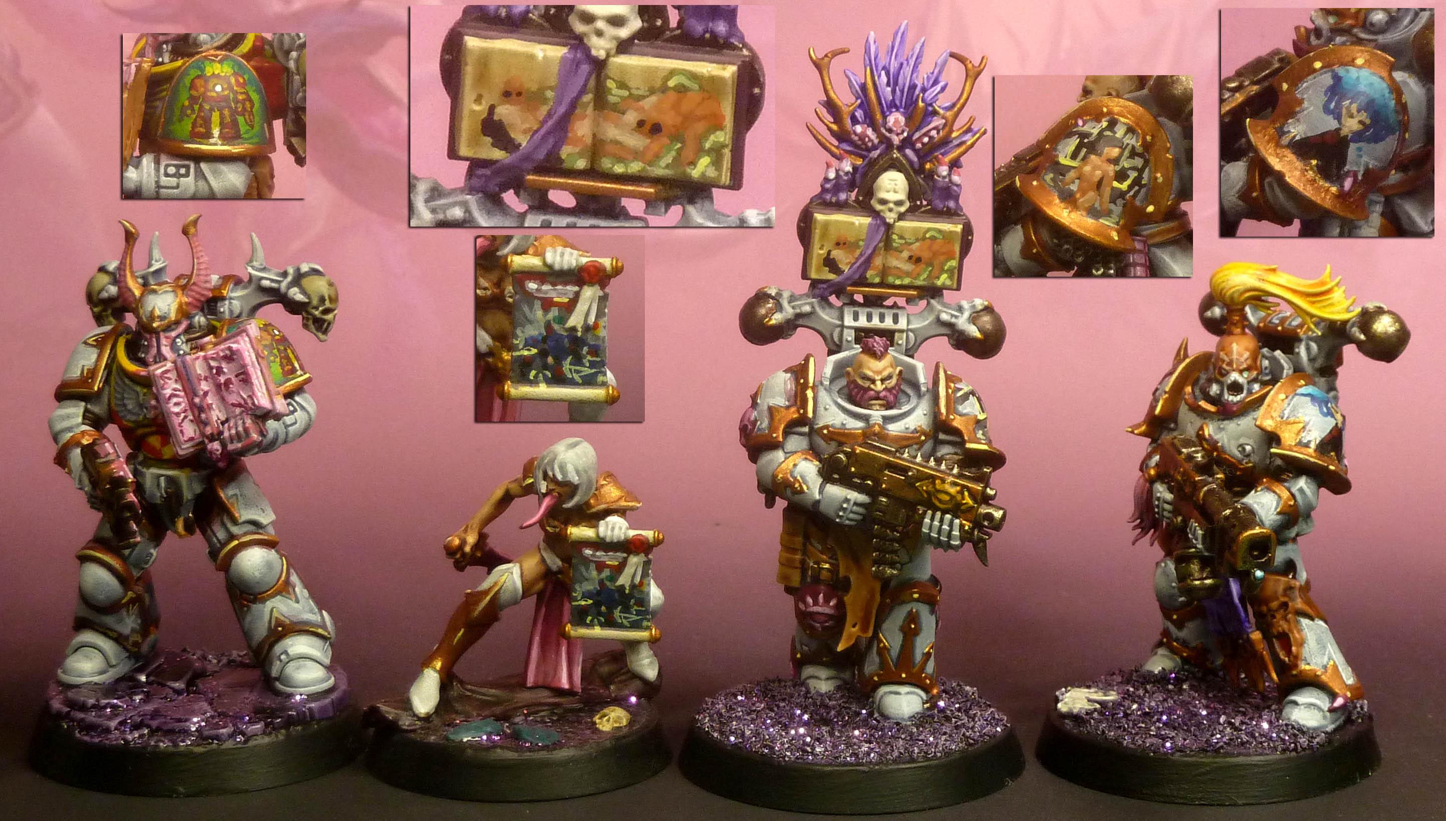 Chaos, Conversion, Emperor's Children, Slaanesh - Itty Bitty Art ...