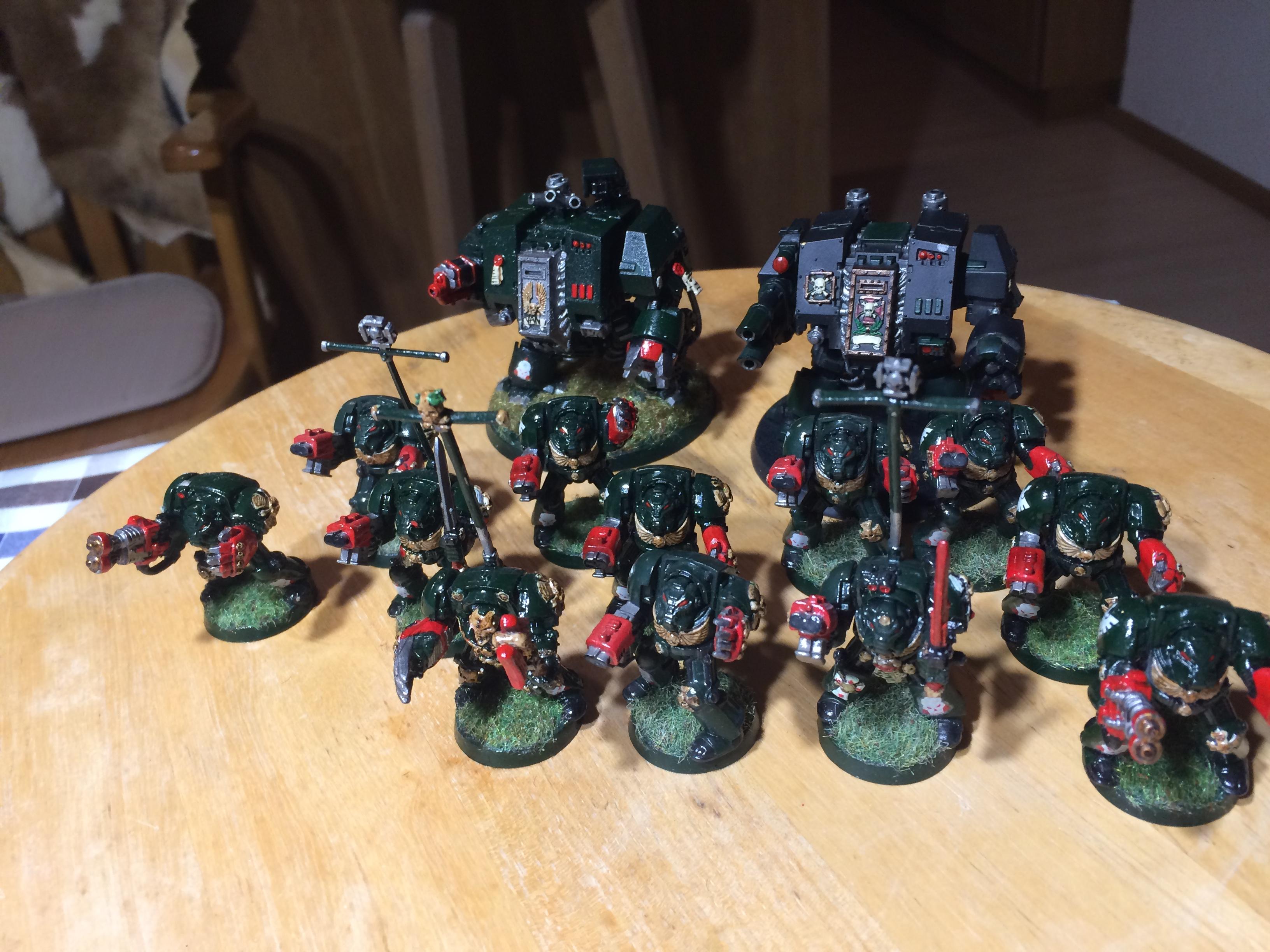 Angel, Dark, Dark Angels, Dreadnought, Green, Terminator Armor ...