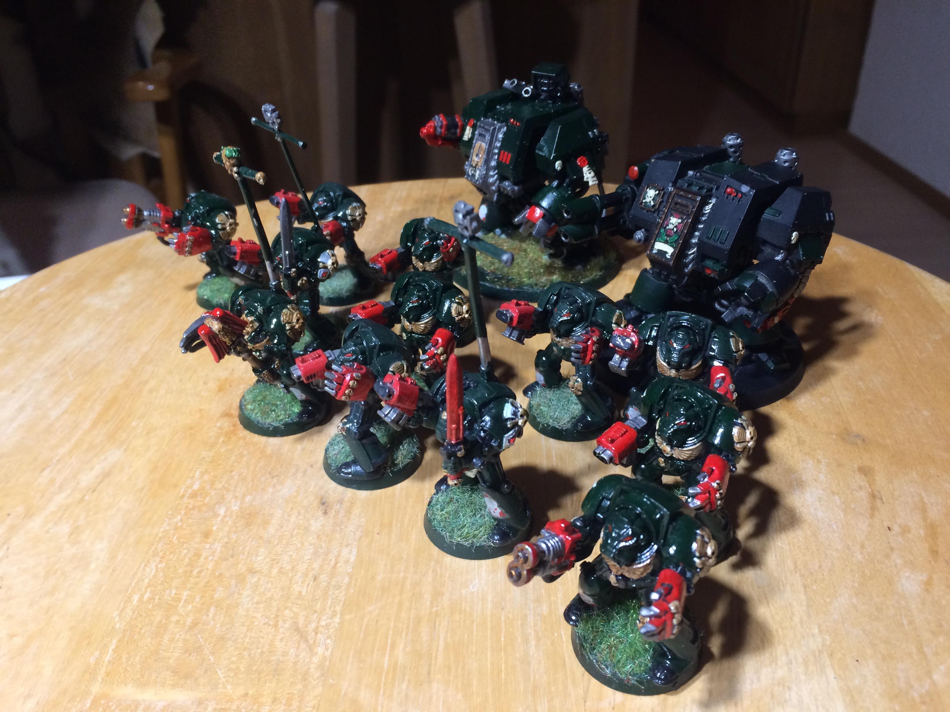 Angel, Dark, Dark Angels, Dreadnought, Green, Terminator Armor ...
