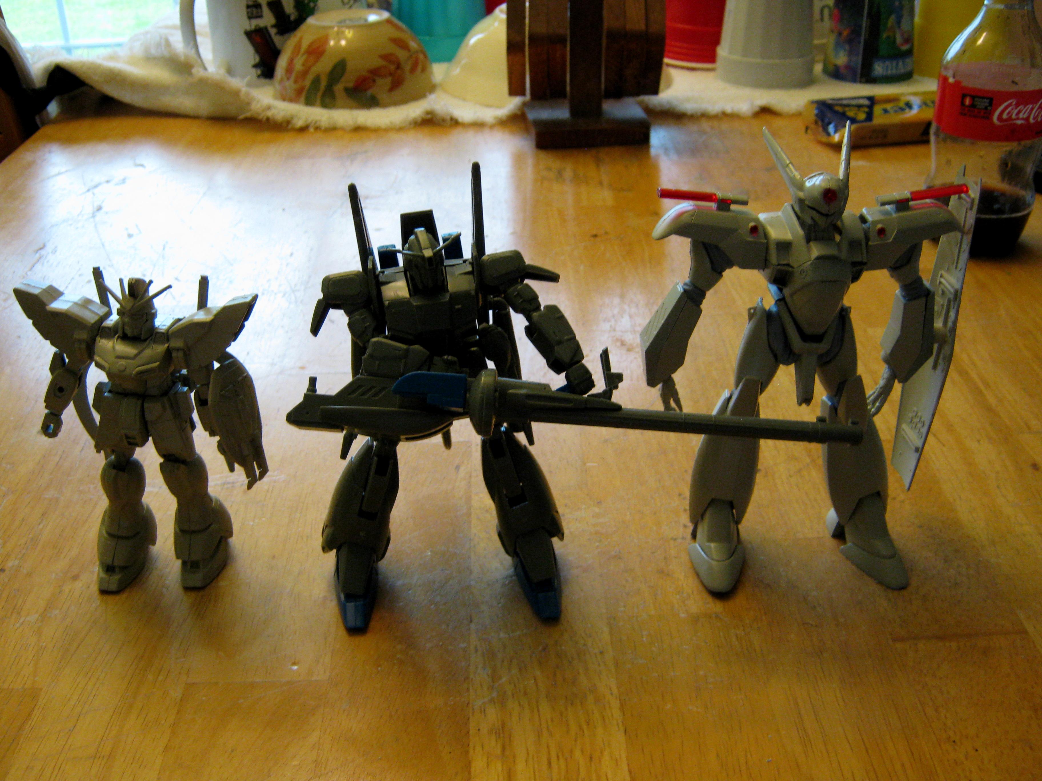 mecha size comparison